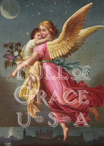 Angel In Flight Print 5X7 – The Retro