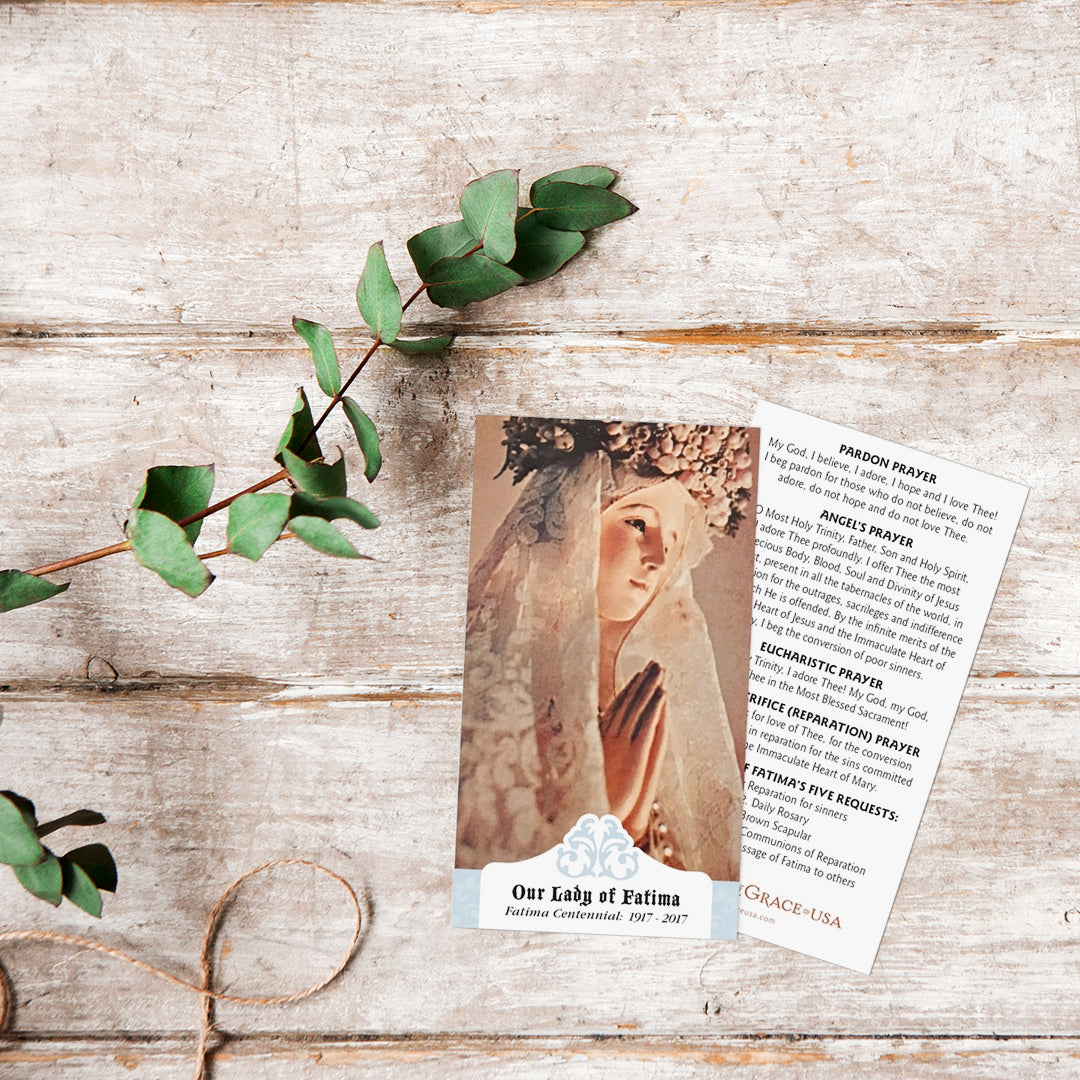 Our Lady of Fatima - Fatima Centennial (1917-2017) Holy Cards – The Retro